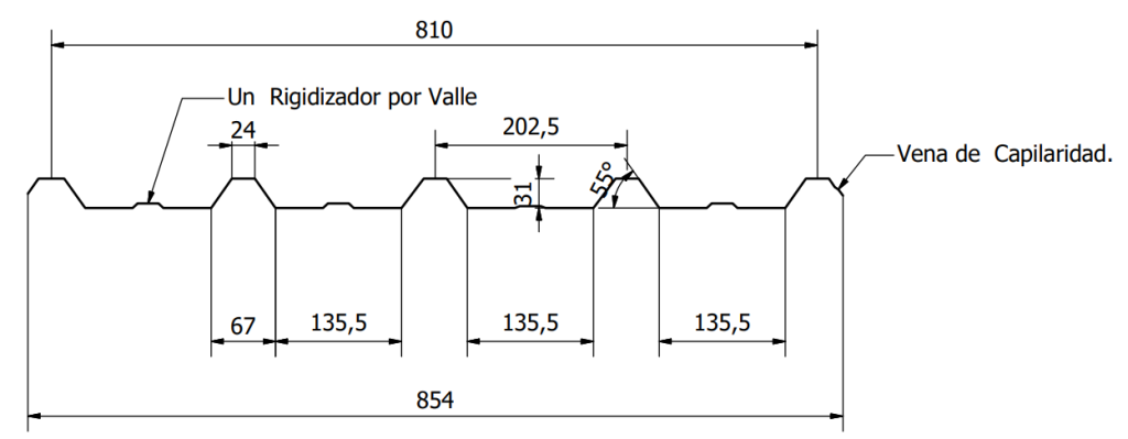 Teja Arquitectónica Aluminio Frescalum - InsulMarket